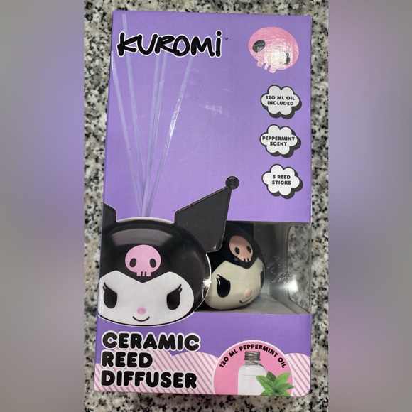 Sanrio | Accents | Kuromi Ceramic Reed Diffuser Hello Kitty And Friends ...